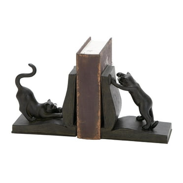 The Novogratz 5" The Thinker People Black Polystone Bookends (Set of 2 ...