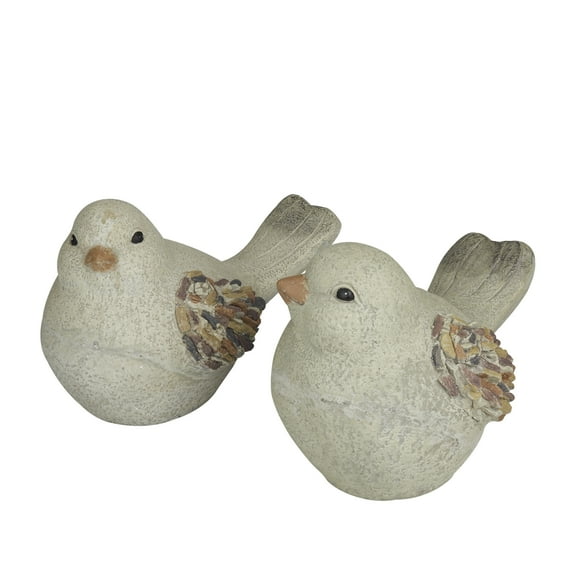 DecMode 8" Indoor Outdoor Bird Garden Sculpture (2 Pack) - Walmart.com