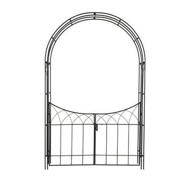 Panacea 90" Quatrefoil Scroll Arbor - Walmart.com