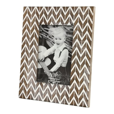 3R Studios Bone and Wood Photo Frame - Walmart.com
