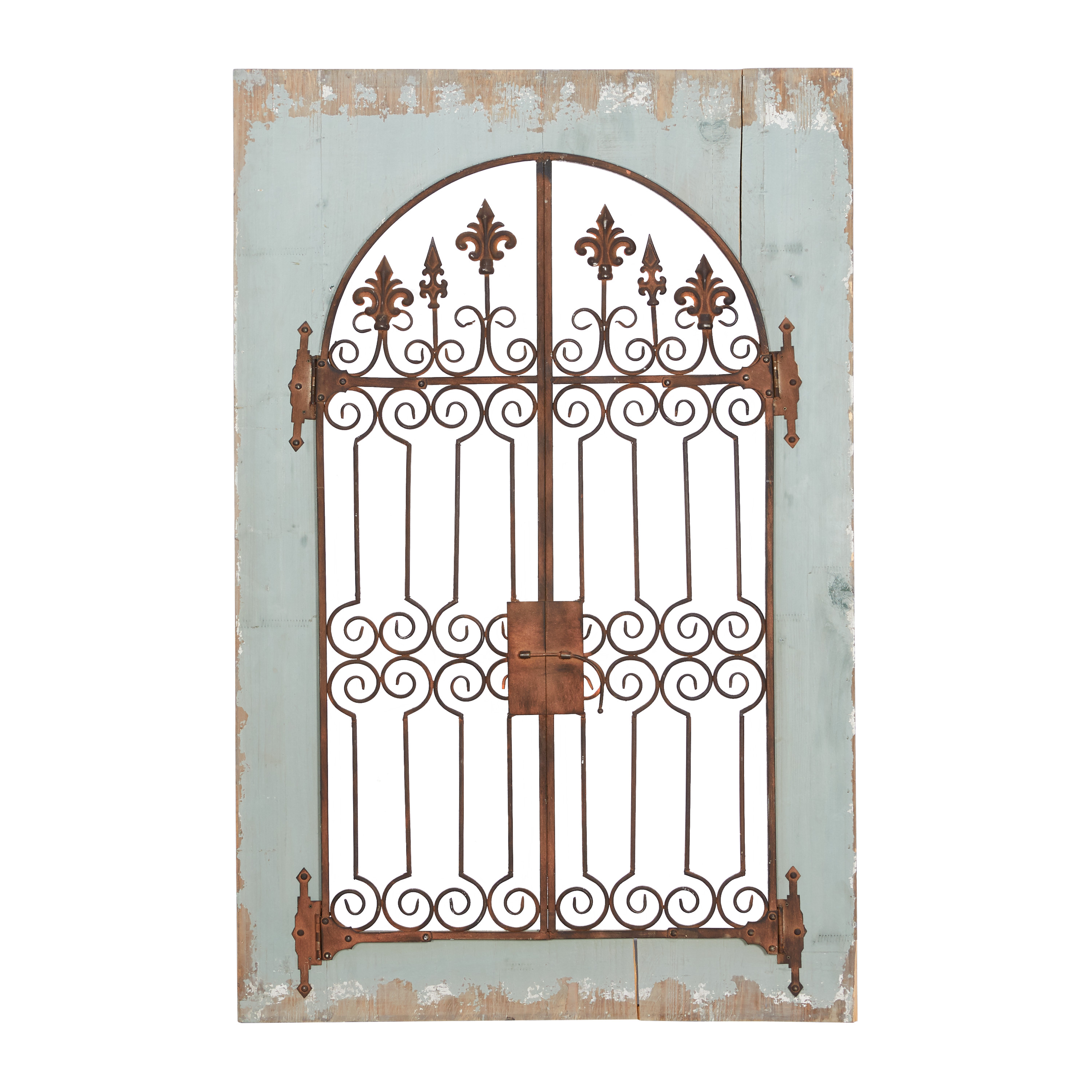 Stratton Home Decor Distressed White Faux Window Pane - Walmart.com