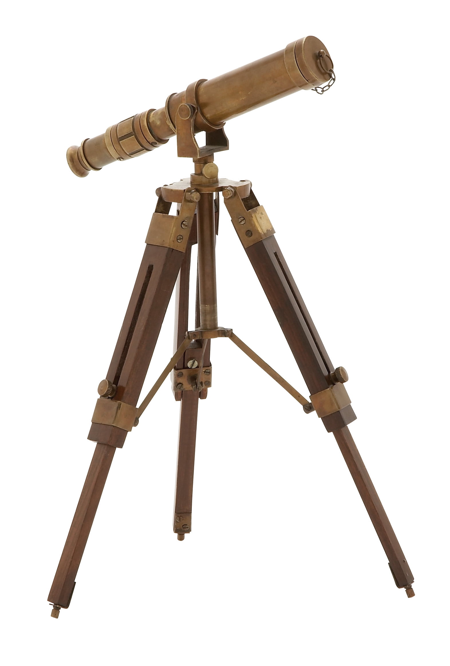DecMode Coastal 14 x 10 inch brass telescope with tripod stand ...
