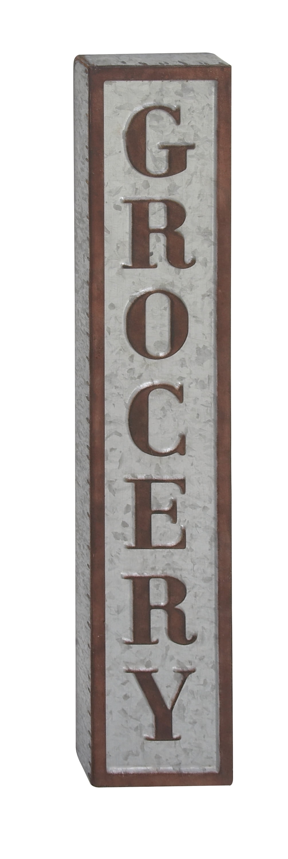 DecMode Indoor Brown Metal Farmhouse Sign Wall Decor - Walmart.com
