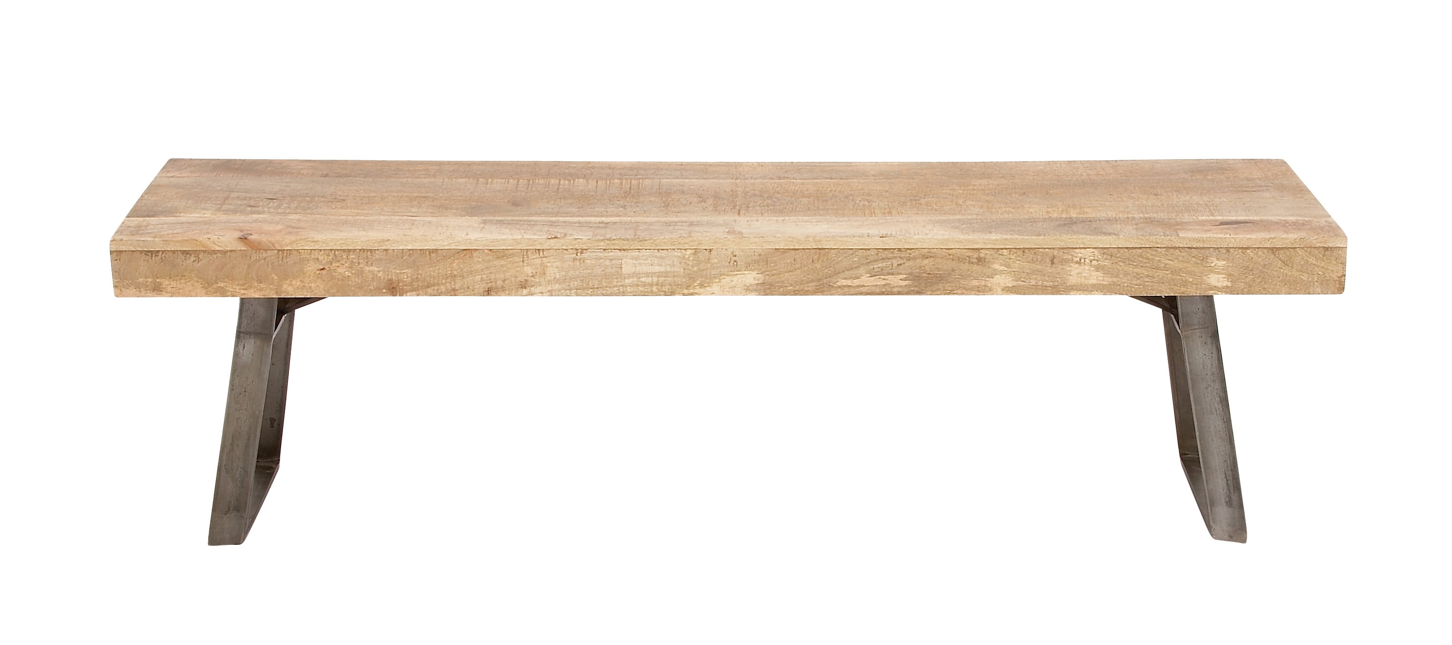 Free Shipping! DecMode Industrial Wood Rectangular Bench with Light ...