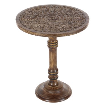 Free Shipping! DecMode 18" x 22" Brown Mango Wood Handmade Intricately ...