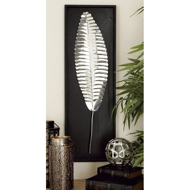 Splendid Steel Wood Leaf Wall Panel - Walmart.com