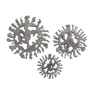 DecMode Bronze Metal Large Metallic Disk Plate Wall Decor (3 Count ...