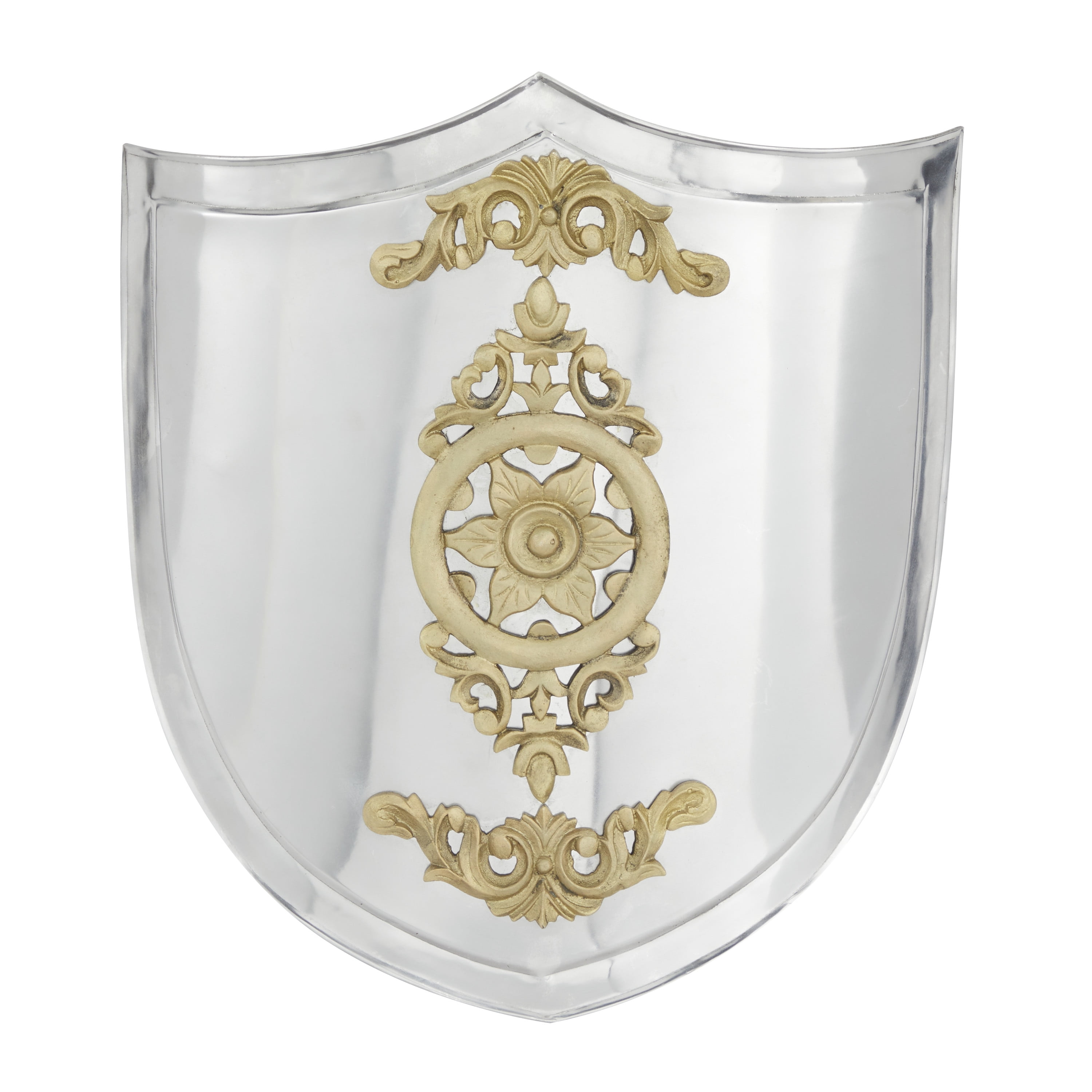 DecMode Silver Metal Armor Shield Wall Decor - Home Decor - Walmart.com
