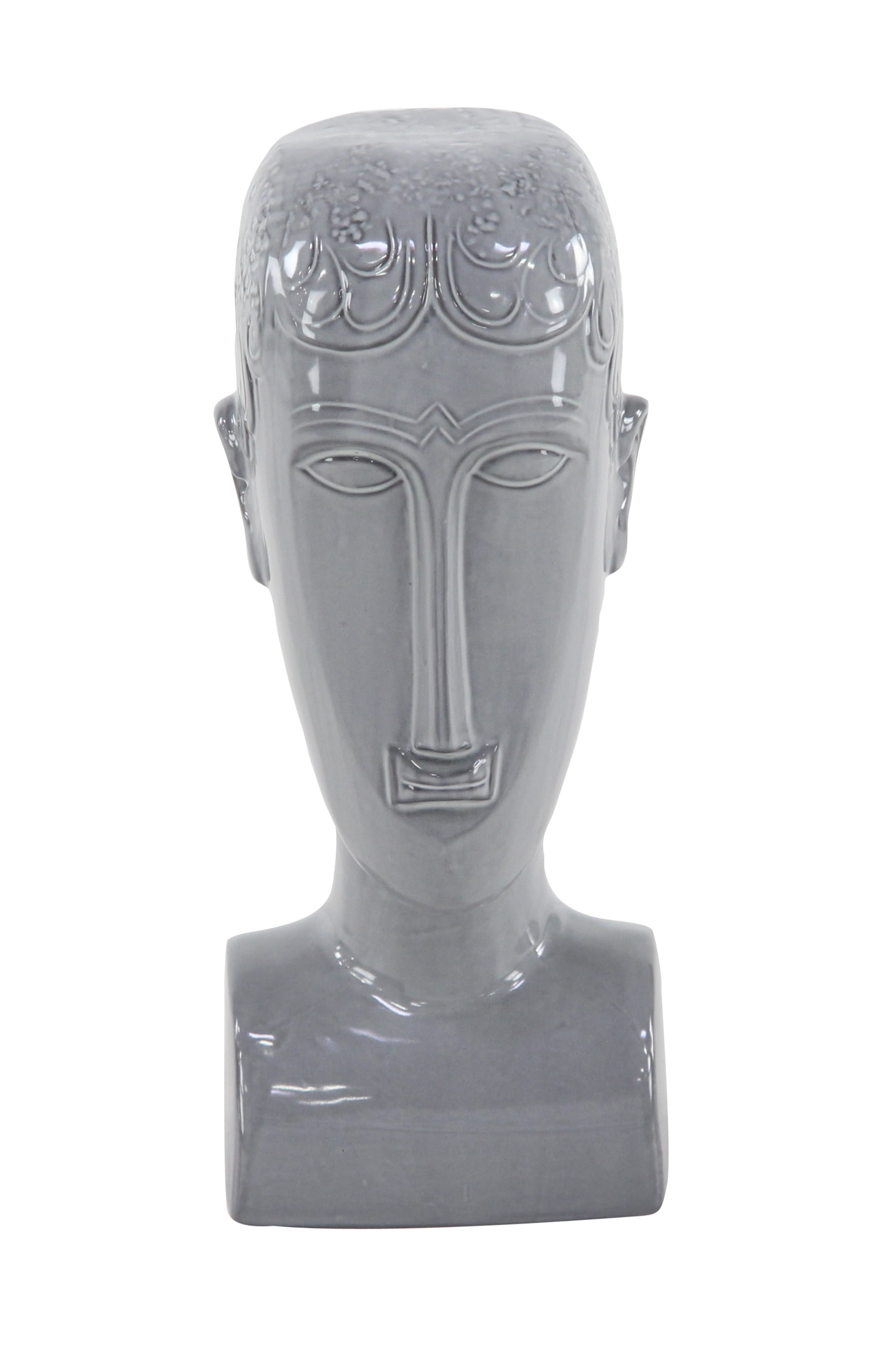 DecMode Stoneware Eclectic Man Sculpture, Gray - Walmart.com