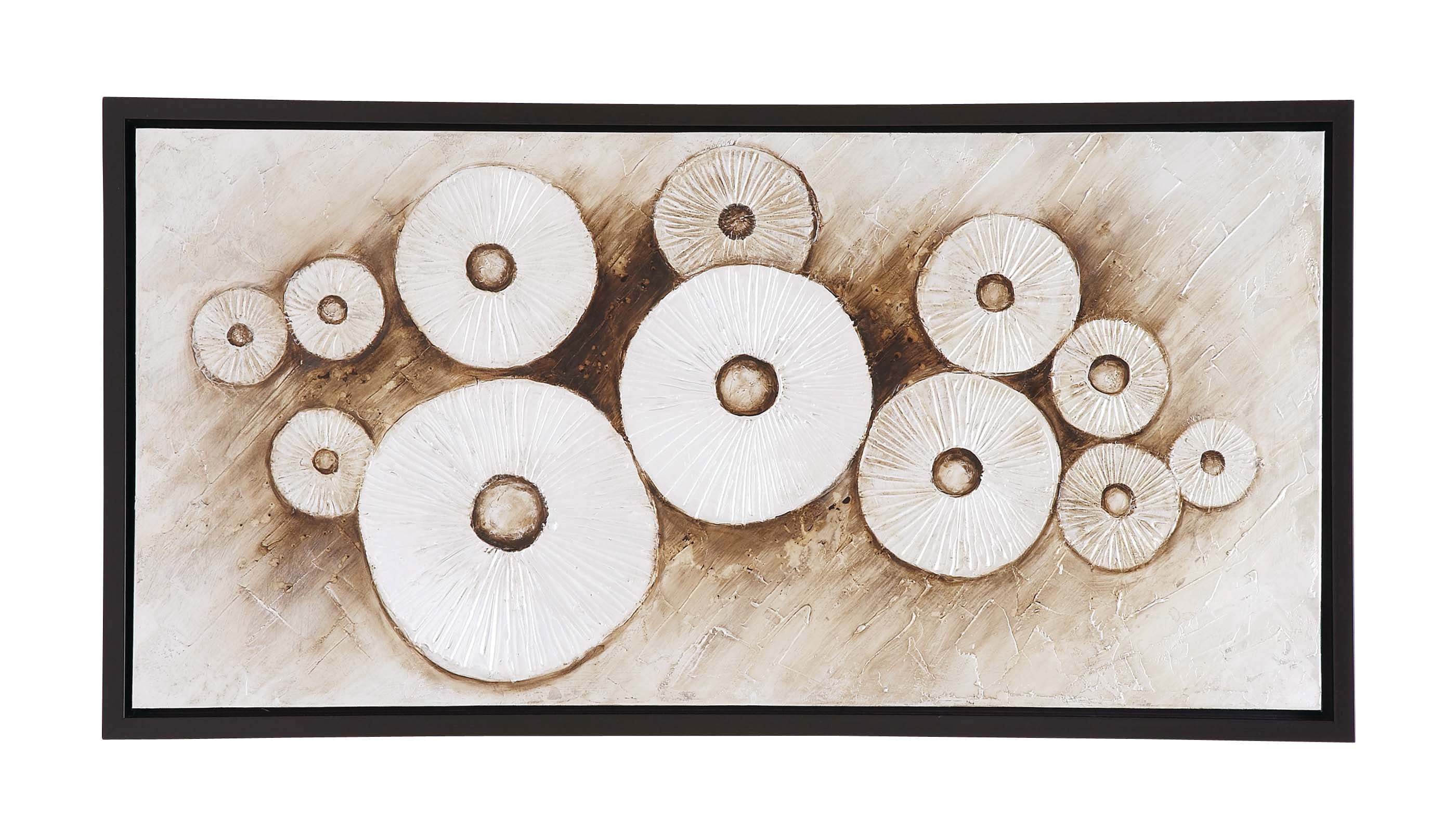 DecMode White Wood Contemporary Framed Wall Art, 28 in x 55 in x 2 in ...