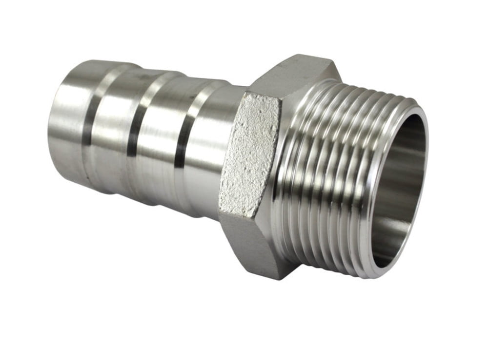 Deca Male Hose Barb Adapter 1-1/4" Male NPT x 1-1/4" Hose Barb, 2 Pack ...