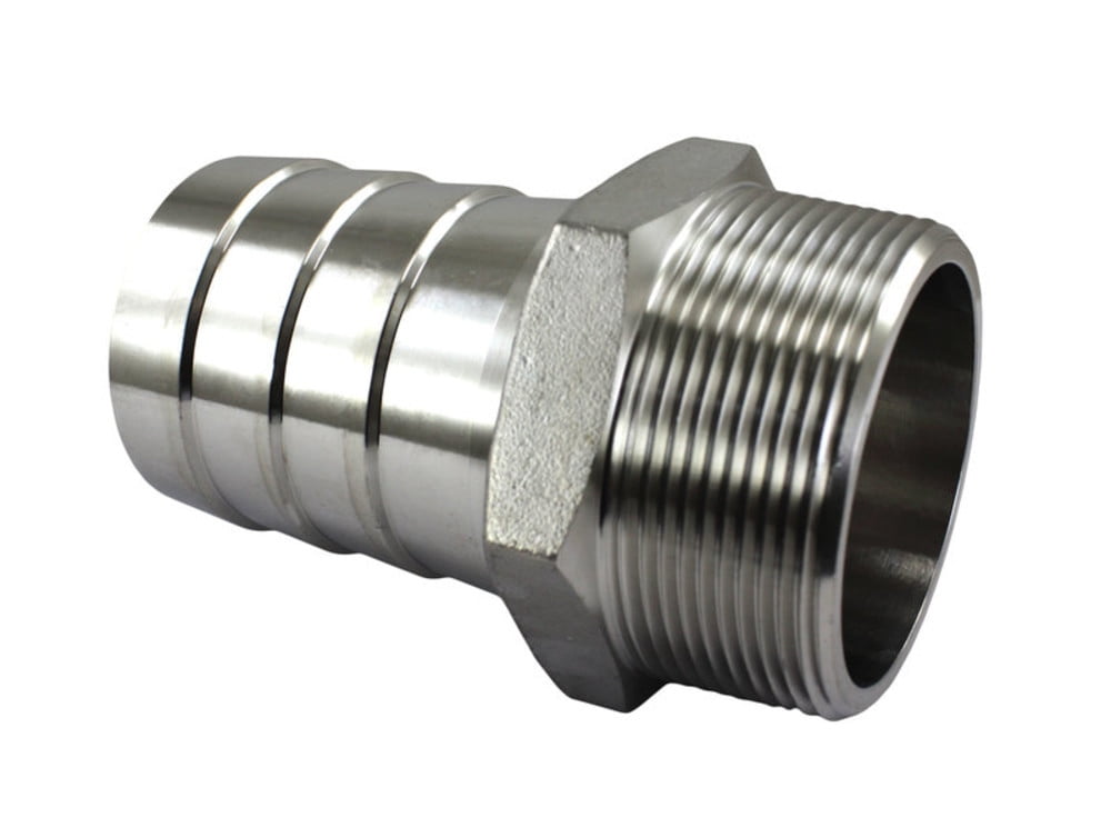 Deca Male Hose Barb Adapter 2" Male NPT x 2" Hose Barb, 2 Pack ...