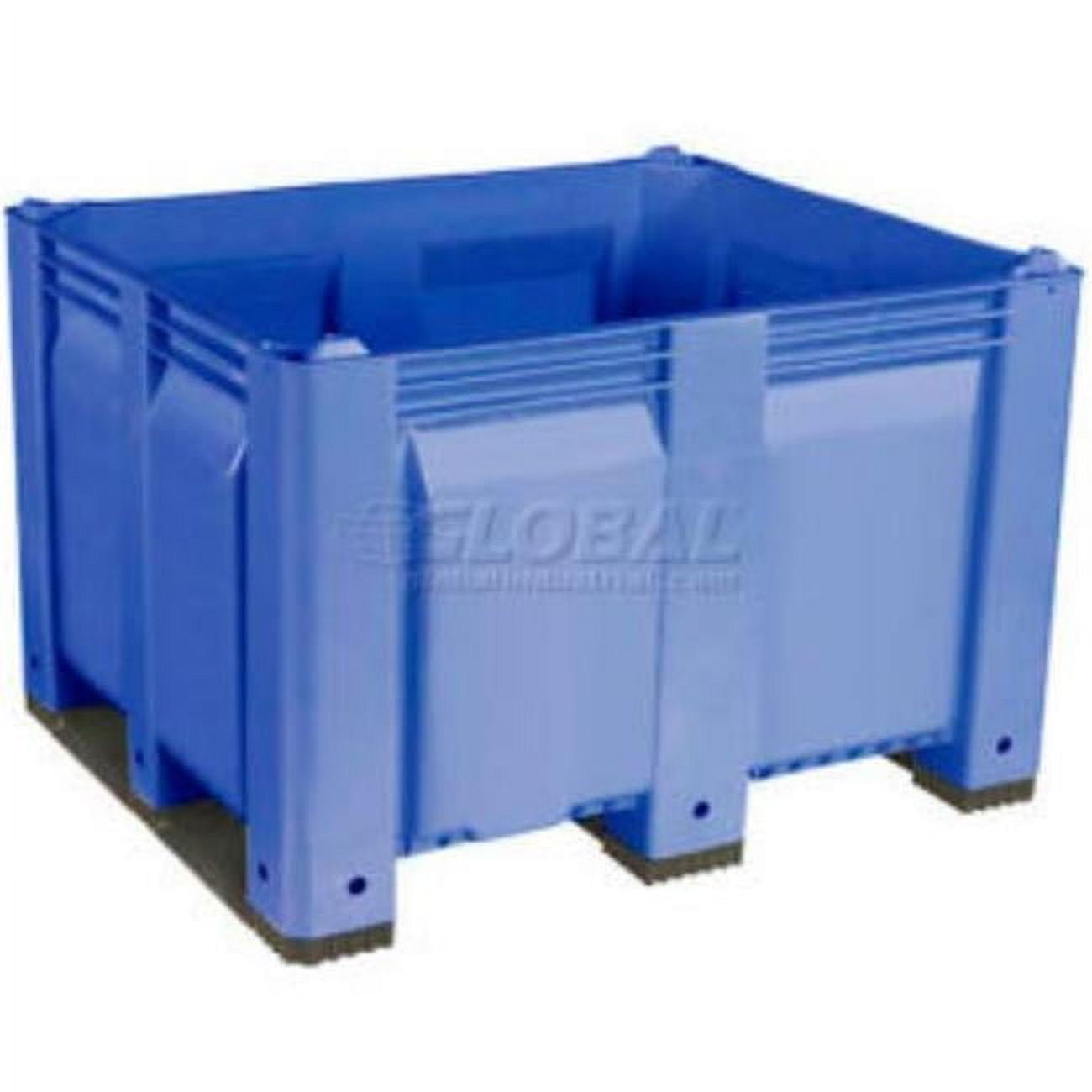 Decade Products 442743BL Solid Wall Pallet Container - Short Side ...