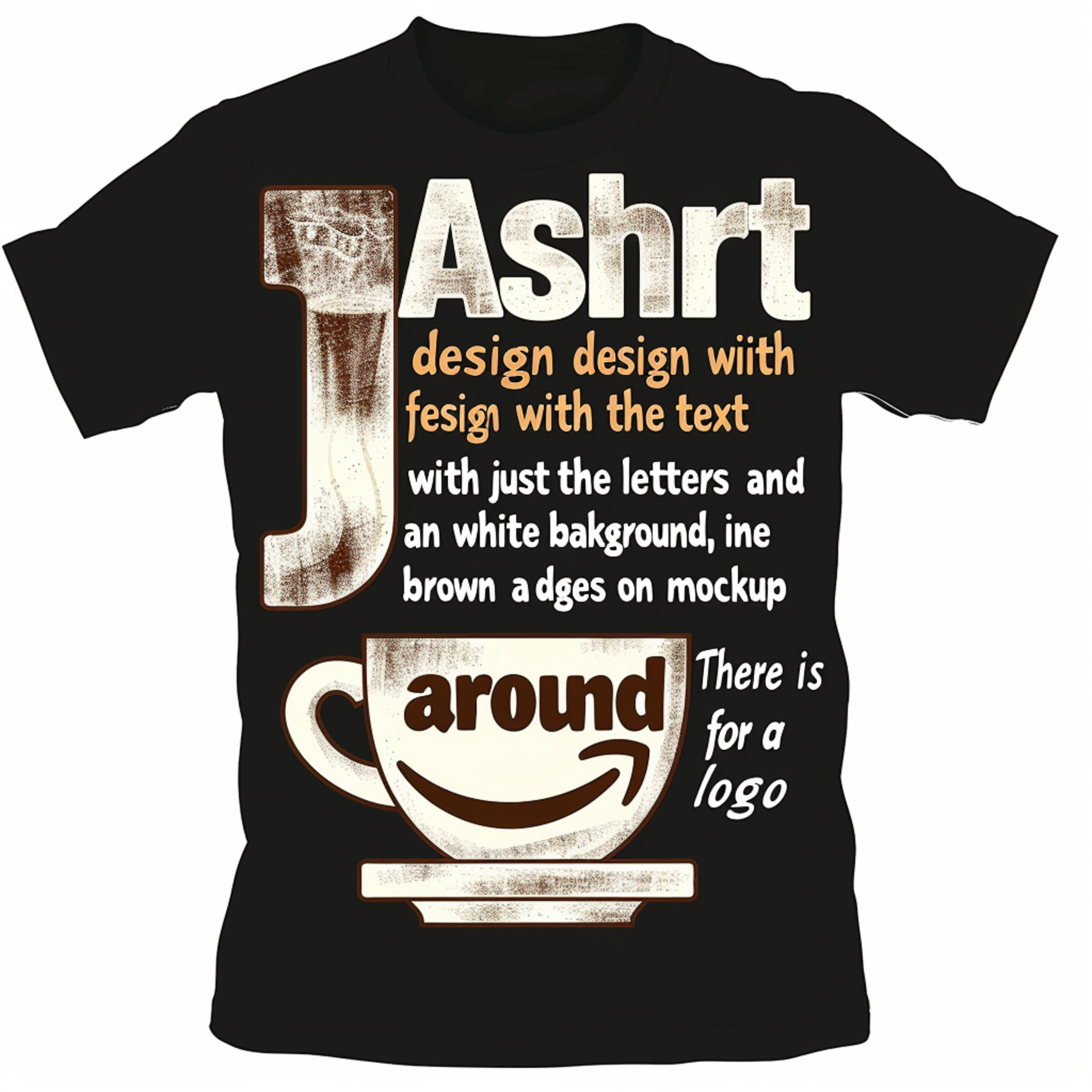 Decaf Coffee Cup SVG Cut File Design & Minimalist Coffee Shop Logo ...