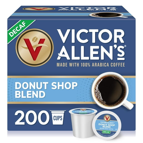 Decaf Donut Shop Blend, Medium Roast, 200 Count, Single Serve Coffee ...