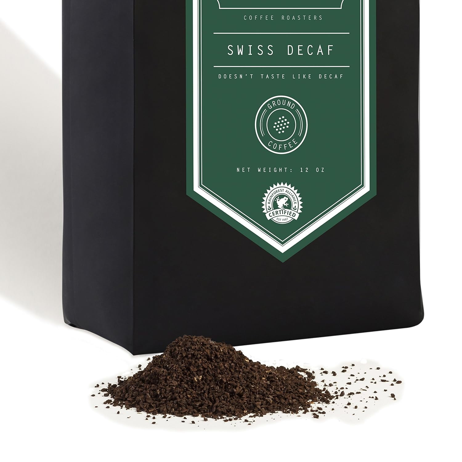 Decaf Ground Coffee Beans - Small Batch Medium Roast, Certified Organic ...