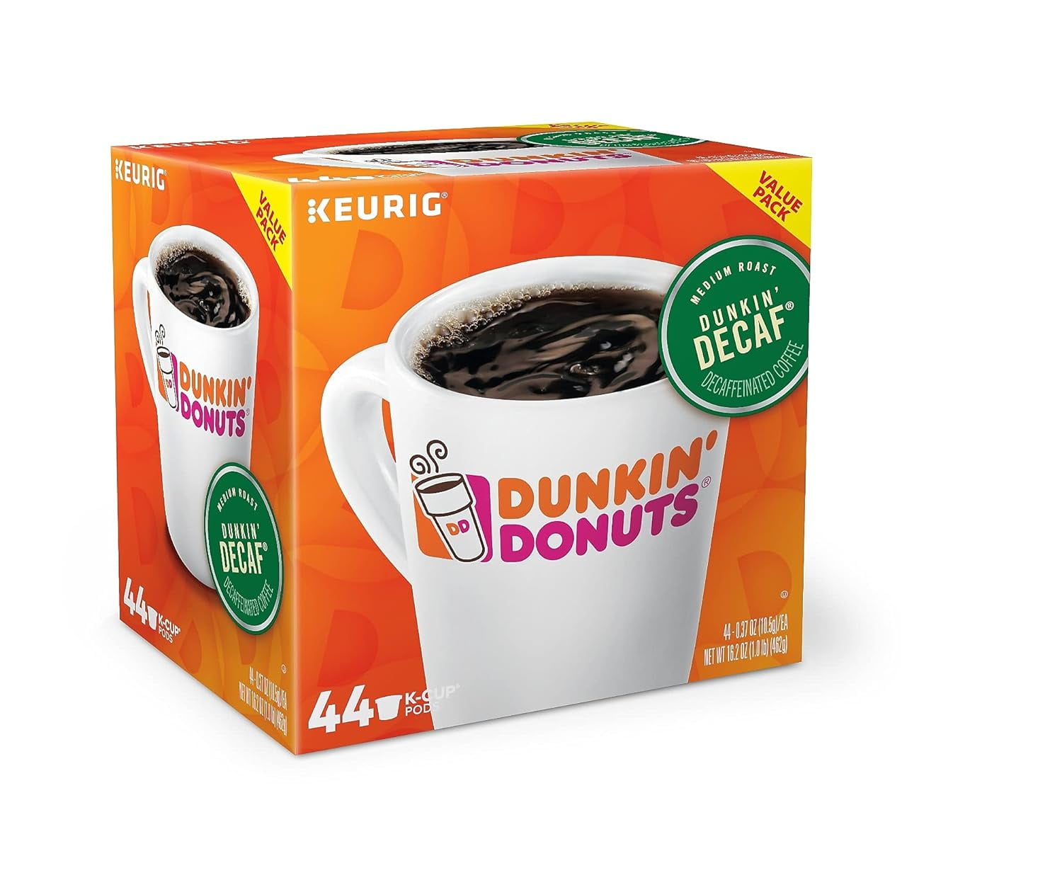Decaf Keurig® Single-Serve K-Cup® Pods, Medium Roast, Box Of 44 K-Cup ...