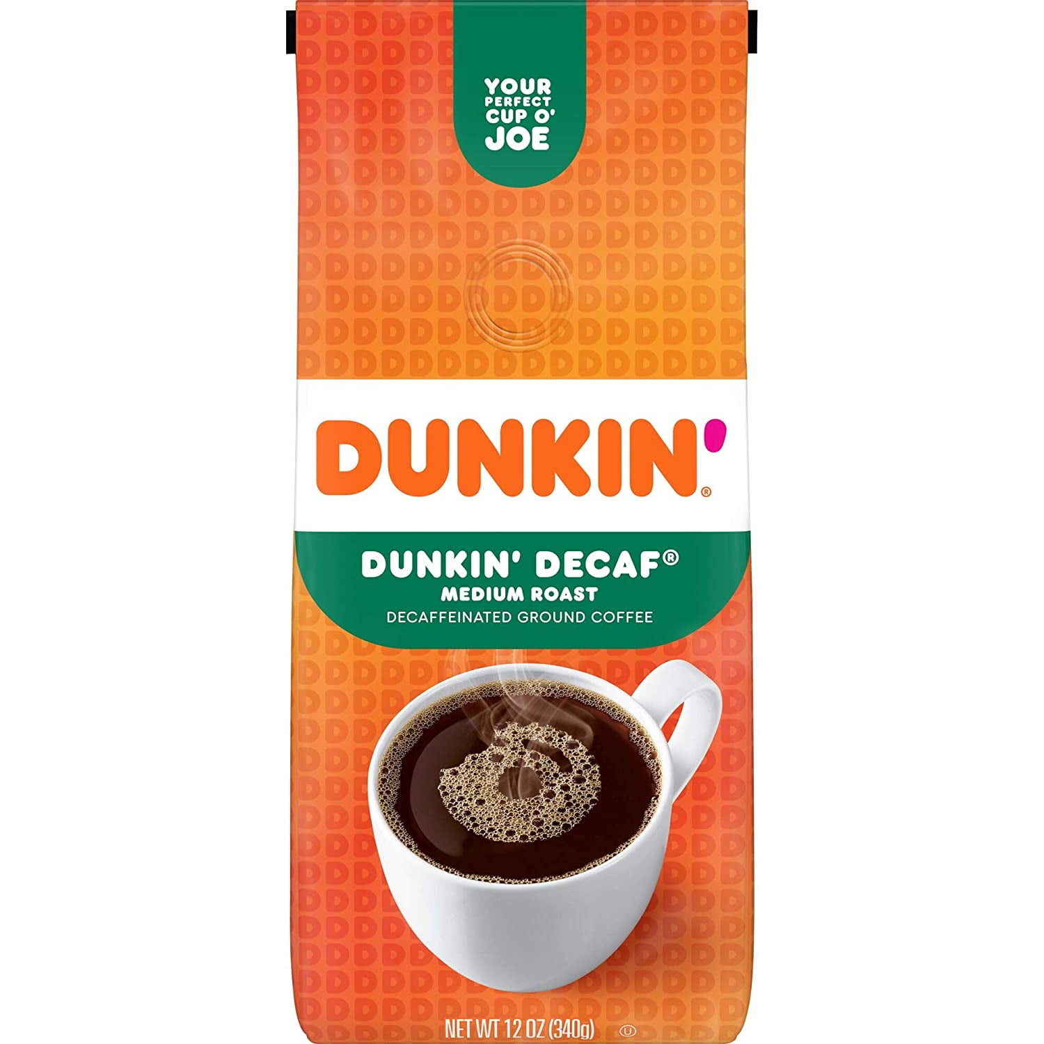 Decaf Medium Roast Decaffeinated Ground Coffee, 12 Ounce (Pack of 6) - Walmart.com