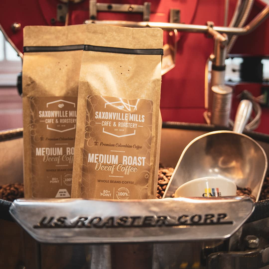 Decaf coffee (Decaffeinated) , Medium Roast Ground Coffee, 100% Arabica ...