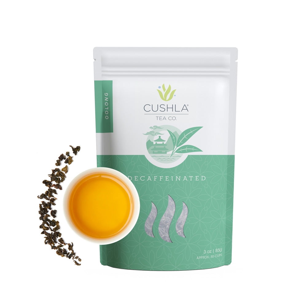 Decaffeinated Oolong Loose Leaf Tea- 3oz Decaf Oolong - CUSHLA ...
