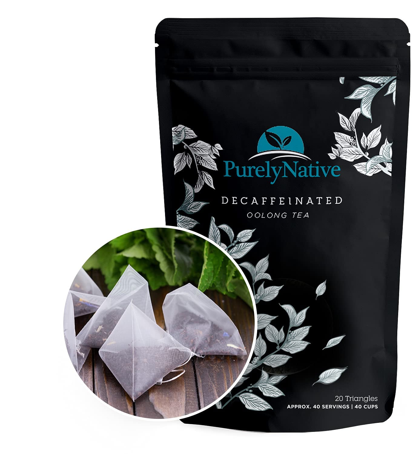 Delicious Decaffeinated Oolong Tea Bags, Full-Bodied Flavor, 40 Cups ...