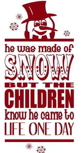 Decal ~ Christmas Decal ~ FROSTY SUBWAY ART: CHRISTMAS ~ WALL OR WINDOW ...