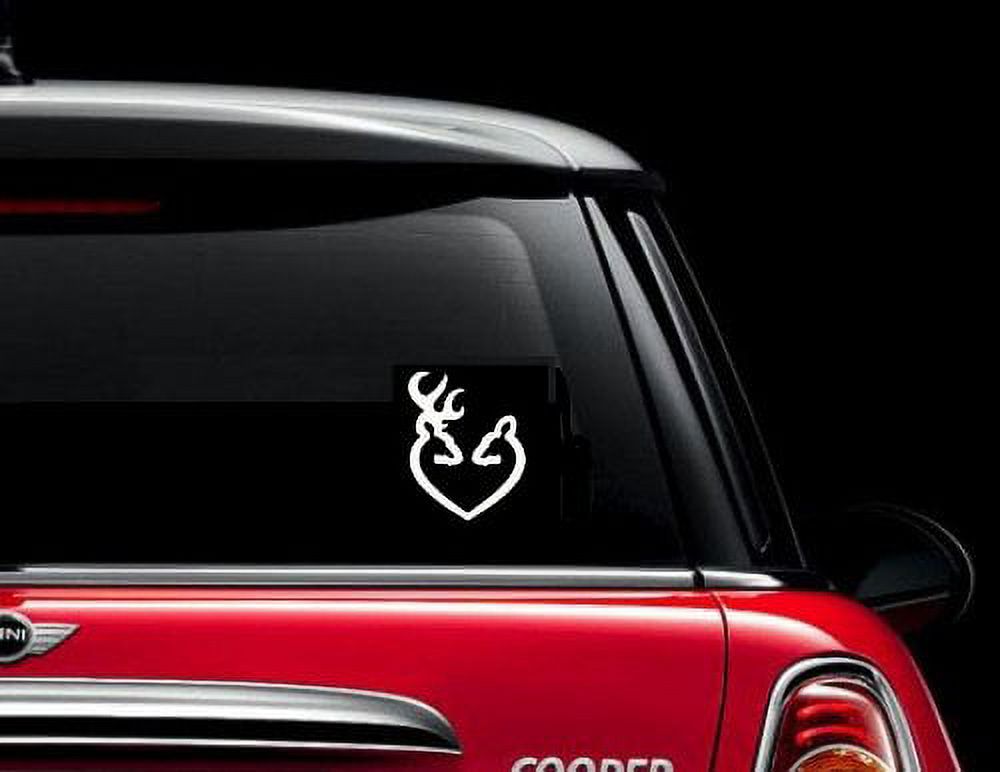 Decal ~ DEER HEADS QTY 2 ~ AUTO DECALS - Walmart.com
