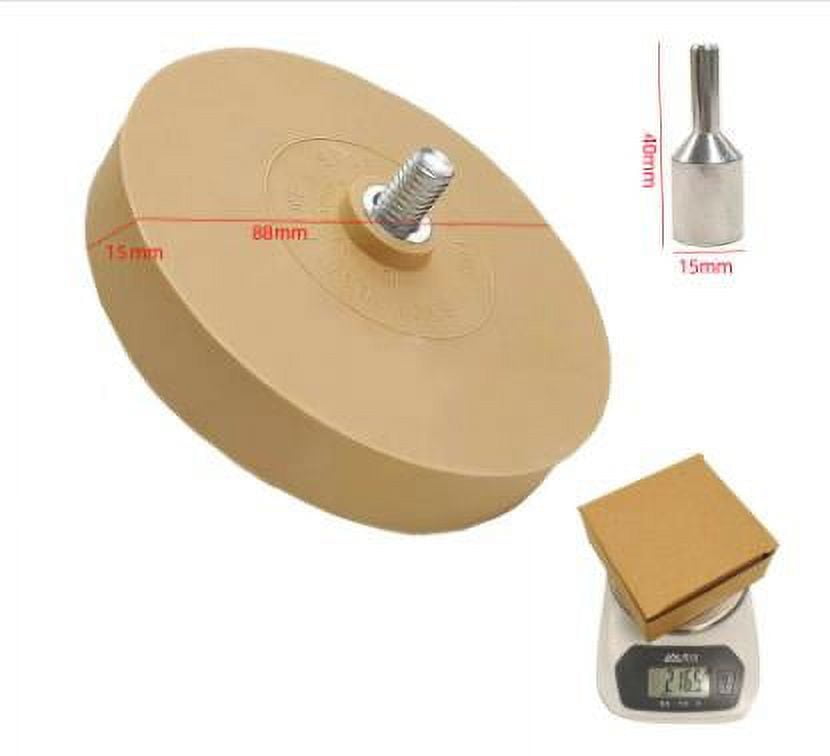 CIMAXIC Khaki Rubber Iron Car Adhesive Eraser Wheel Set Professional ...