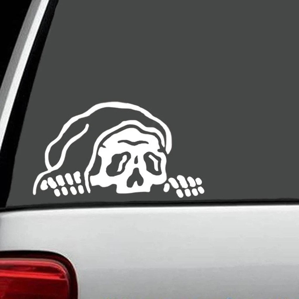 Decal Fear The Reaper Grim Death Scythe Die Cut Vinyl Decal Oracle ...