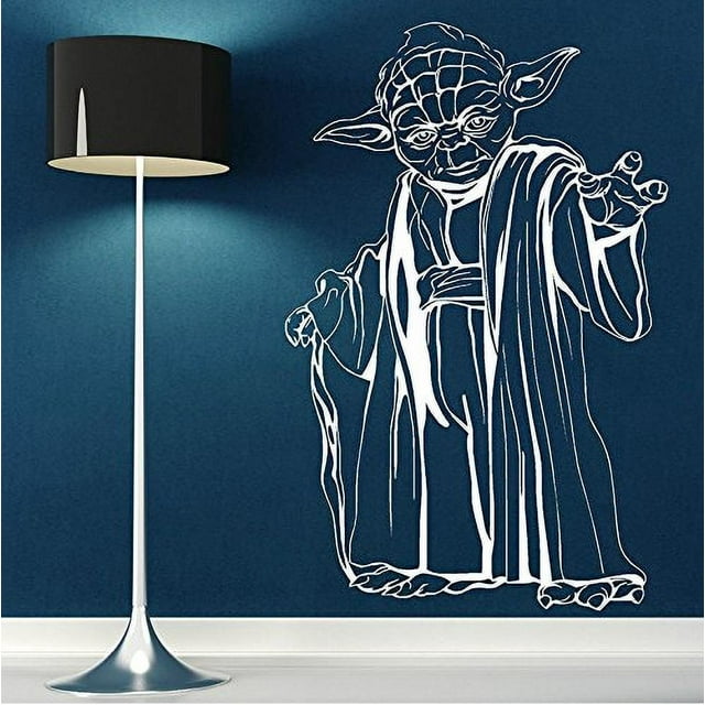 Decal ~ Great Master Yoda ~ Star Wars Theme ~ Wall or Window Decal 20 ...