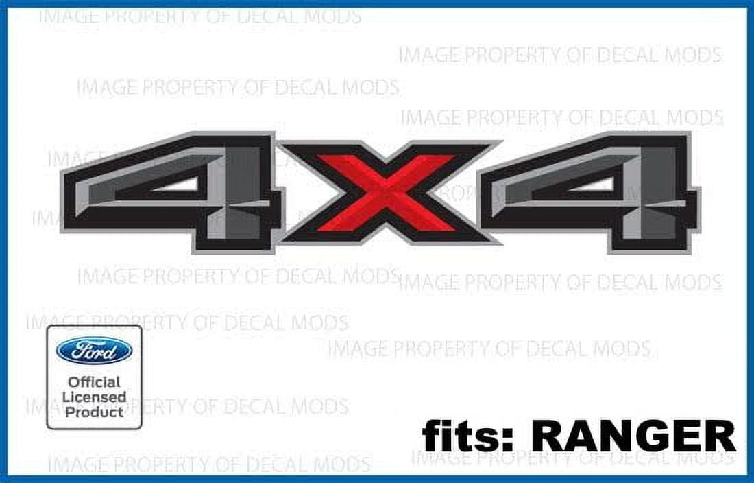 Decal Mods 4X4 Decals Stickers for Ford Ranger (2019-2020) - FPP (set ...