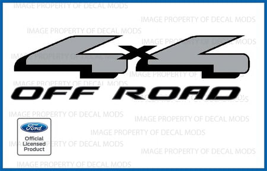 Decal Mods 4x4 Offroad Decals Stickers for Ford F150 Gray Black - FGB ...