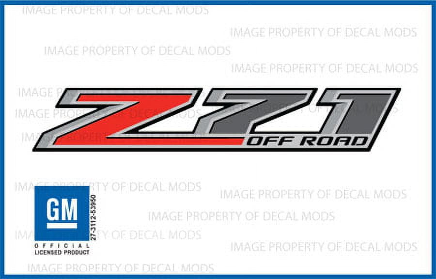 Decal Mods Chevy Silverado Z71 Offroad Truck Stickers Decals - F (2014 ...