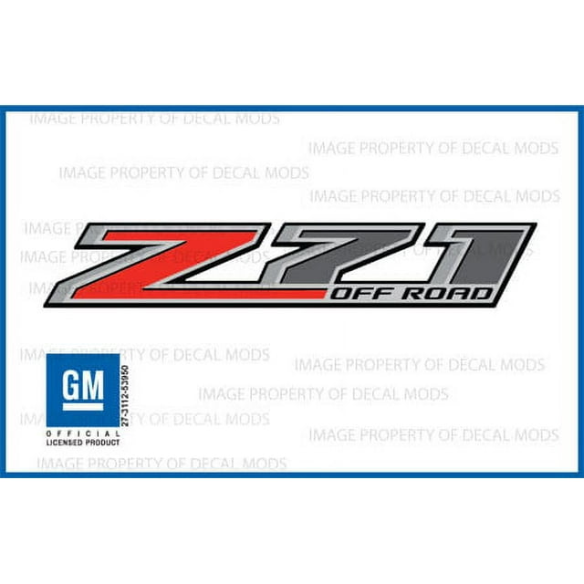 Decal Mods Chevy Silverado Z71 Offroad Truck Stickers Decals - F (2014 ...