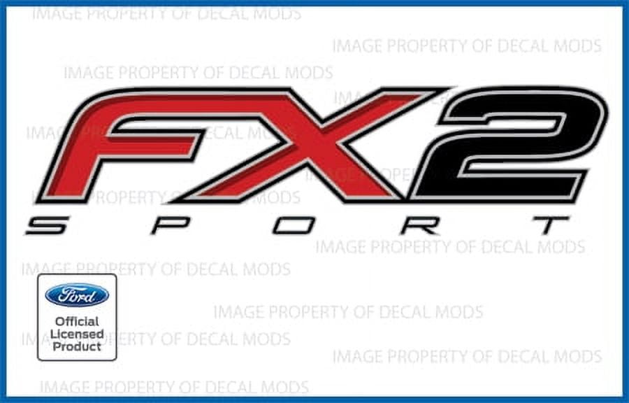 Decal Mods, FX2 Sport Decals, Truck Stickers for Ford F150, 2012-2014 ...