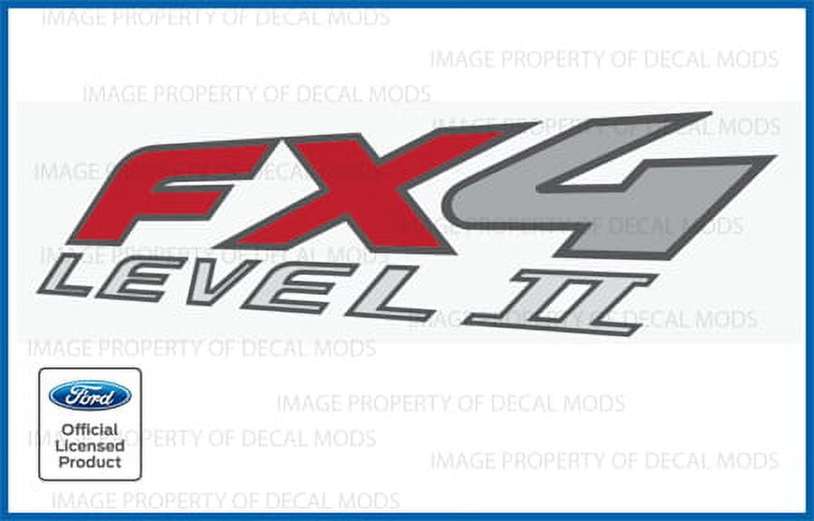 Ford Officially Licensed FX4 Level 2 Decals Stickers for 2002-2009 ...