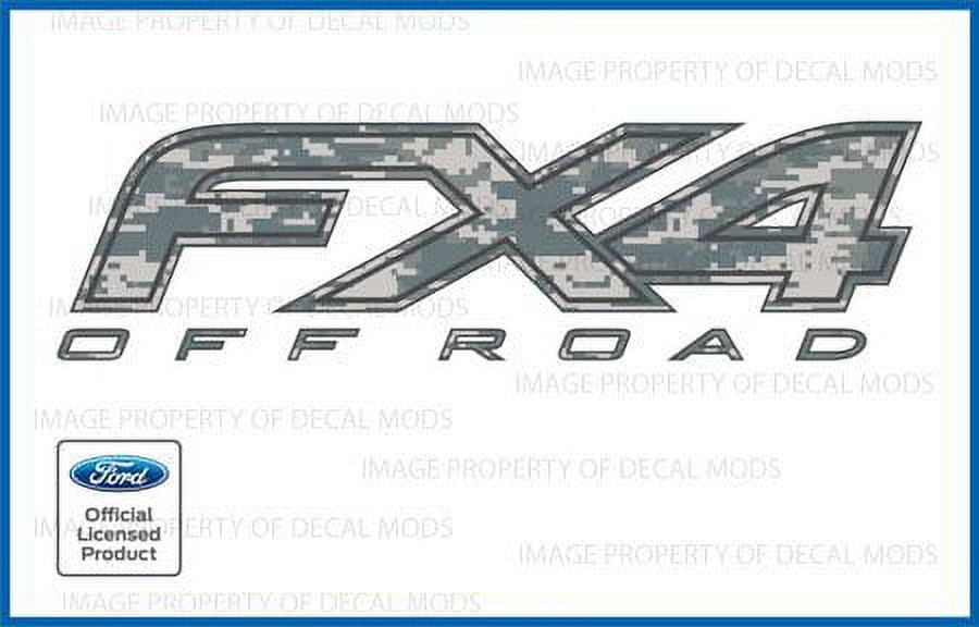 Decal Mods FX4 Off Road Decals ACU Digital Camo / Camouflage Truck ...
