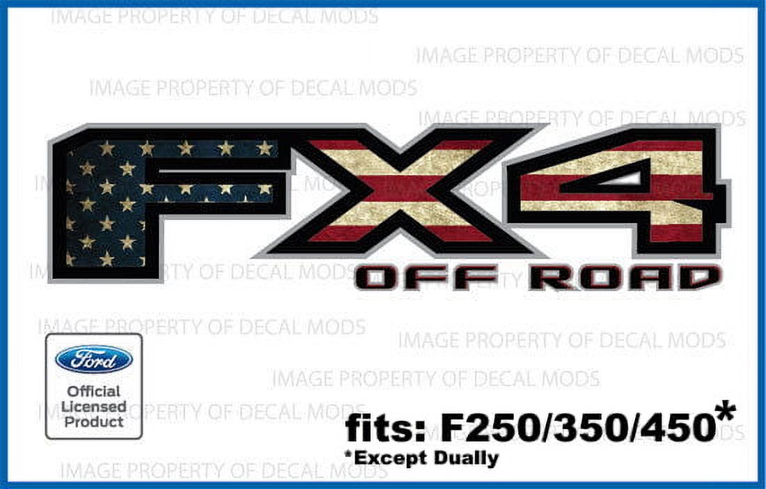 Decal Mods FX4 Off Road Decals Stickers for Ford F250 F350 F450 ...