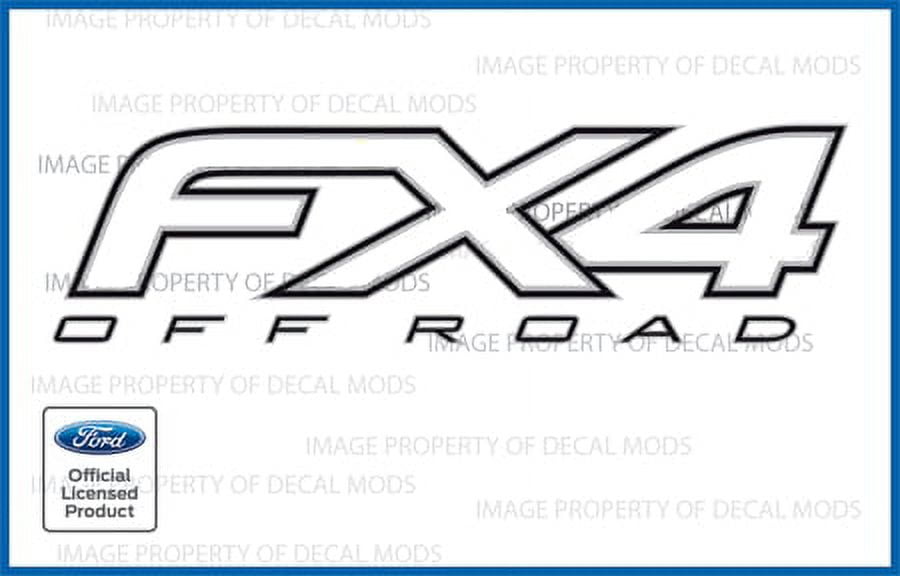 Decal Mods FX4 Off Road Decals truck stickers for Ford F250 F350 F450 ...