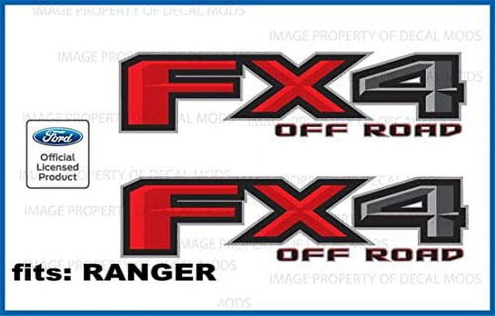 Decal Mods FX4 Offroad Decals Stickers for Ford Ranger (2019-2020 ...