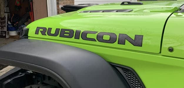 Decal Mods Rubicon Hood Graphic Decals Stickers fits Jeep Wrangler ...