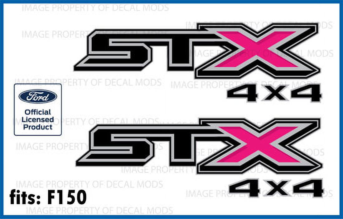 Decal Mods STX 4X4 Decals Stickers for Ford F150 (2015-2020) (set of 2 ...