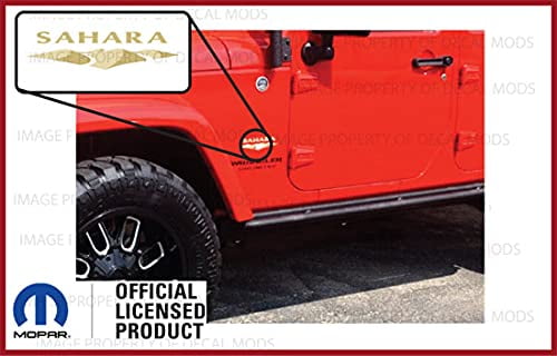 Decal Mods Sahara Dunes Fender Side Decals Stickers fits Jeep Wrangler ...