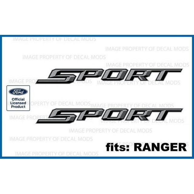 Decal Mods Sport Decals Stickers for Ford Ranger XLT (2019-2020) - F ...