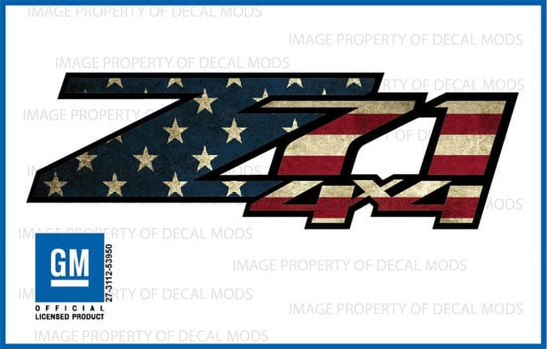 Decal Mods Z71 4x4 Decals Stickers fits Chevy Silverado / GMC Sierra ...