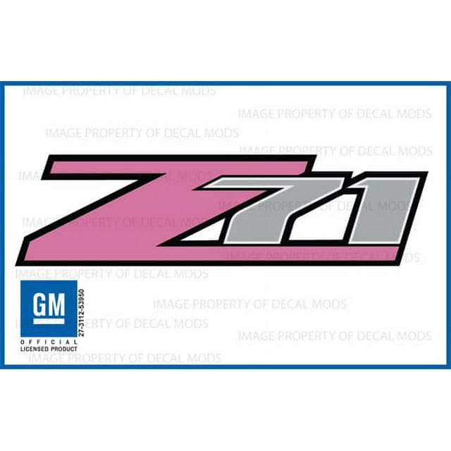 Decal Mods Z71 PINK Decals Stickers fits Chevy Silverado - FP (2007 ...