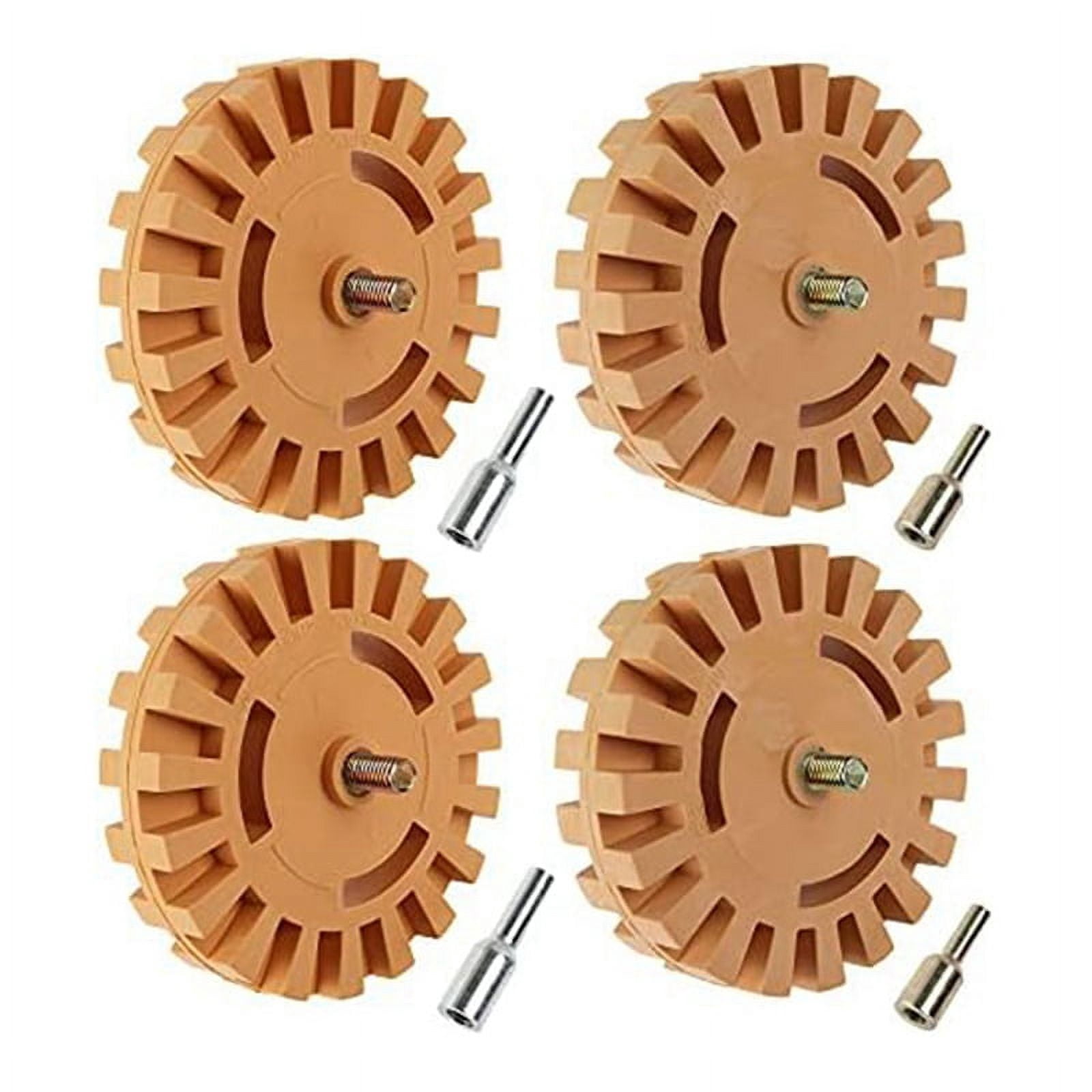 Decal Remover, 4 Inch Rubber Drill Attachment Car Adhesive, Rubber ...