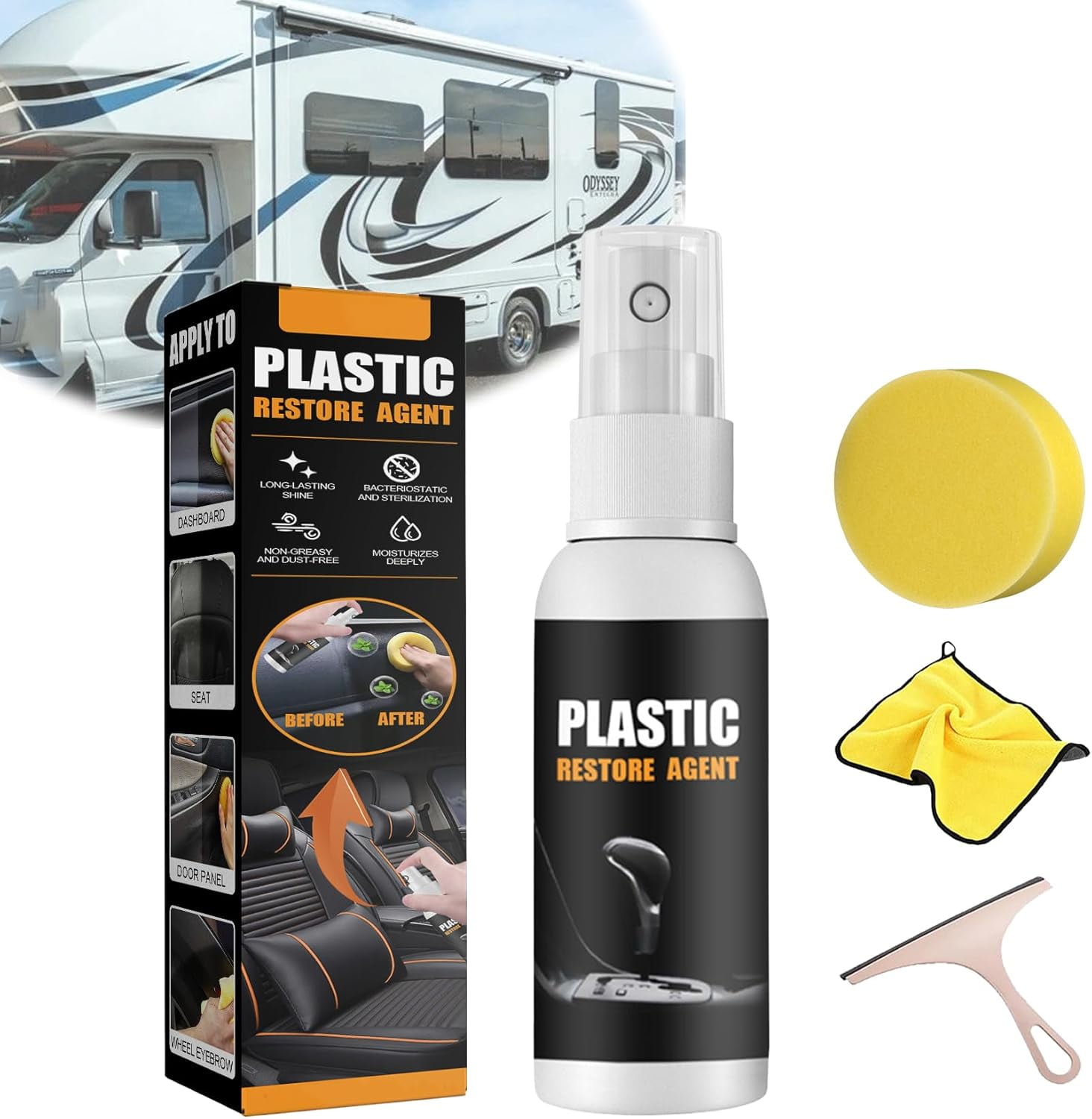 Decal Restore Agent, 2025 Upgrade Plastic Parts Refurbish Agent ...