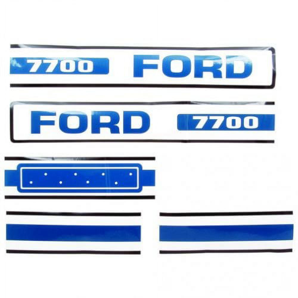 Decal Set 7700 1975-81 Vinyl fits Ford 7700 - Walmart.com