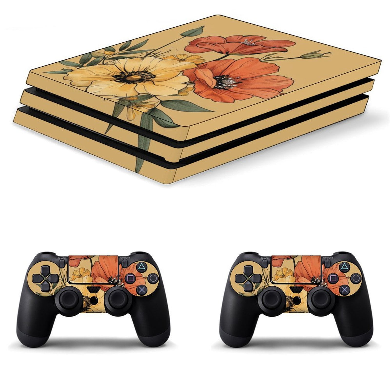 Decal Skin for PS4 Slim / PS4 Pro / PS4, Whole Body Vinyl Sticker Cover ...